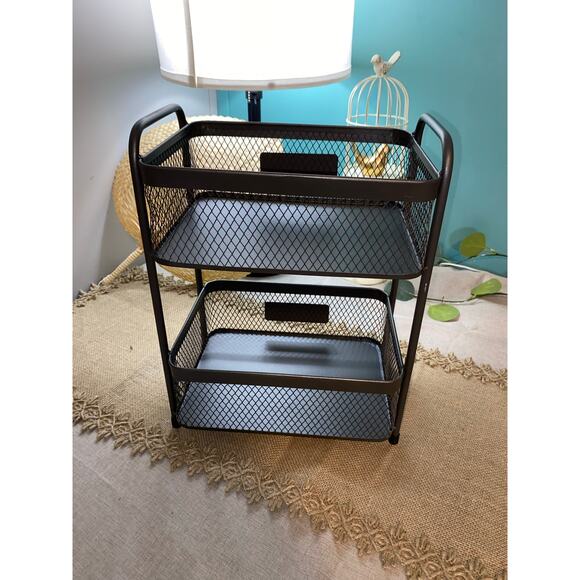 Rae Dunn | Storage & Organization | Rae Dunn Metal Guc 2 Tier Grey ...